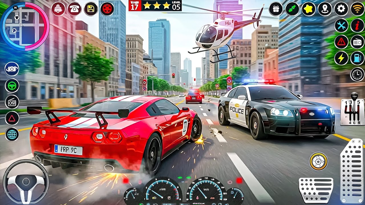 Police Car Chase Simulator 3D - Real Cop Cars Driving Multi-Storey ...
