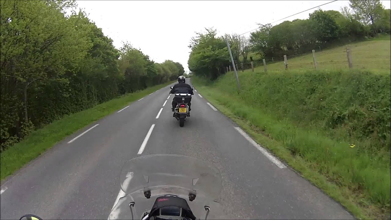 Advancedbiker on the D999 to Brecey in Normandy, France - YouTube