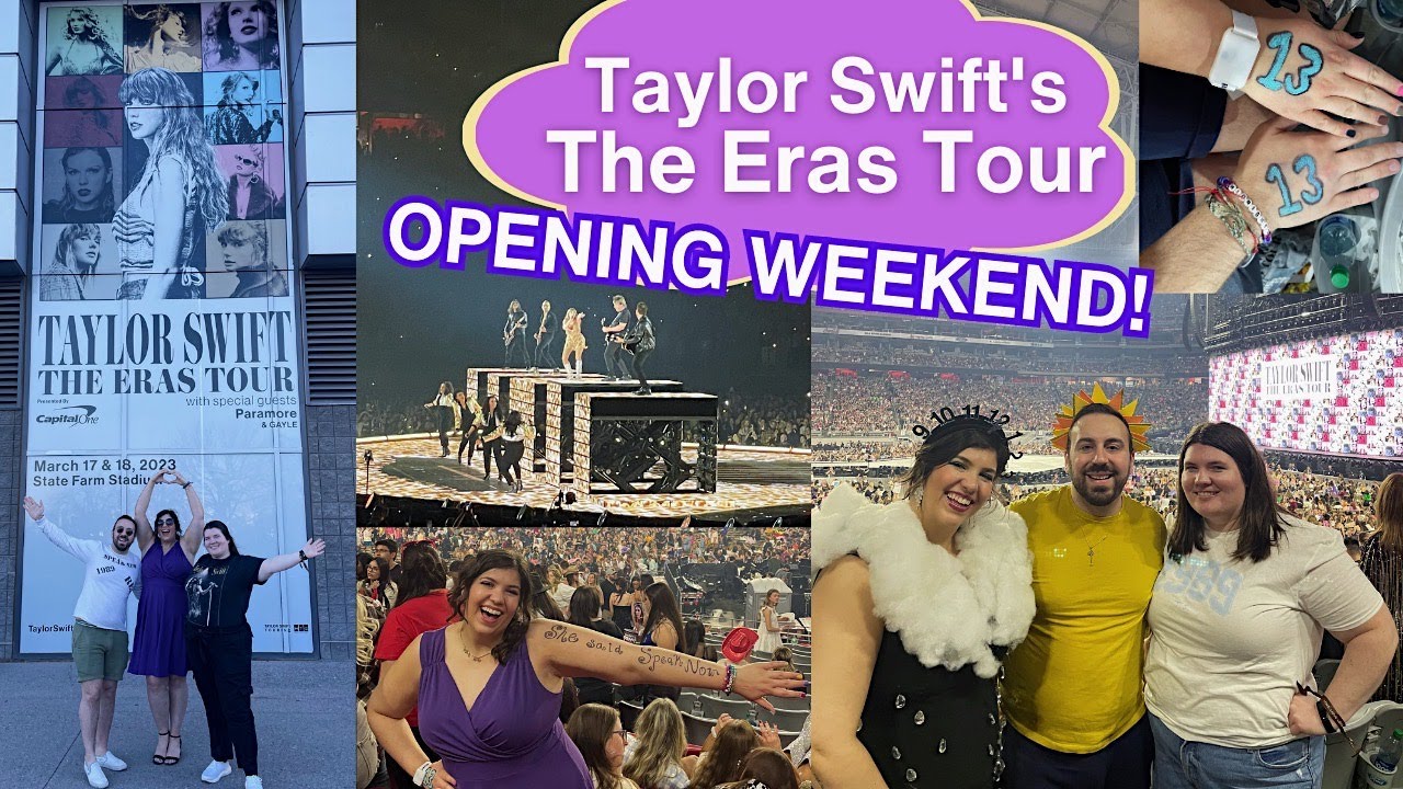 Taylor Swift's The Eras Tour OPENING WEEKEND Vlog - YouTube