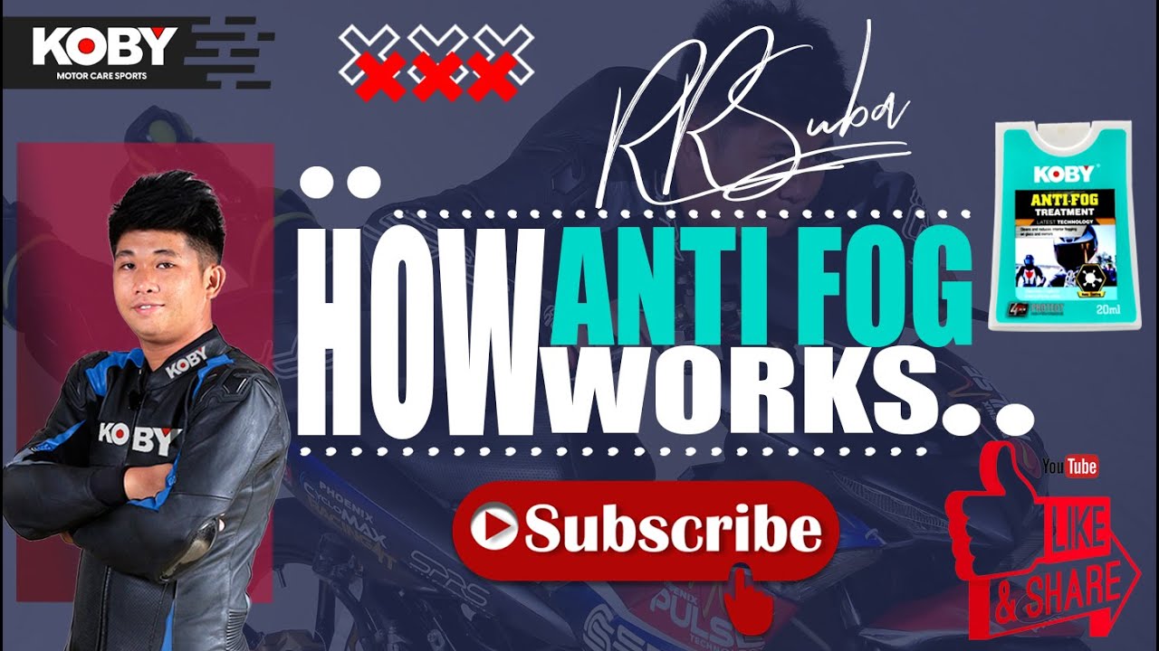 Vrei-ar "RR" Suba: Koby Anti Fog - YouTube