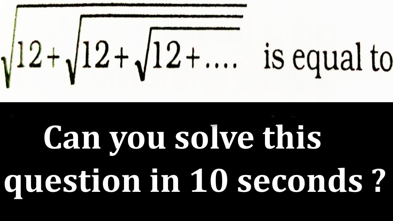 Can you solve this question in 10 seconds ? Power & indices problem ...