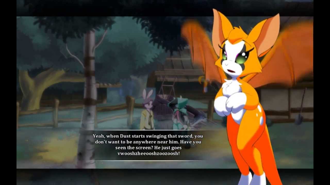 Dust: An Elysian Tail: Fidget Makes Sword noises - YouTube