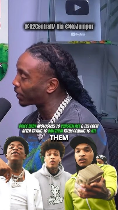 Bricc Baby Apologizes To Yungeen Ace & His Crew For Trying To Ban Them From.. #briccbaby # ...