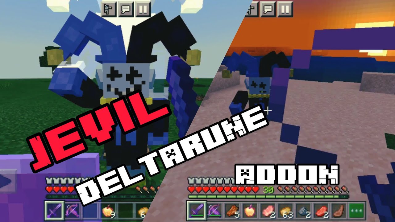Addon De Jevil de Deltarune para Minecraft Pe - YouTube