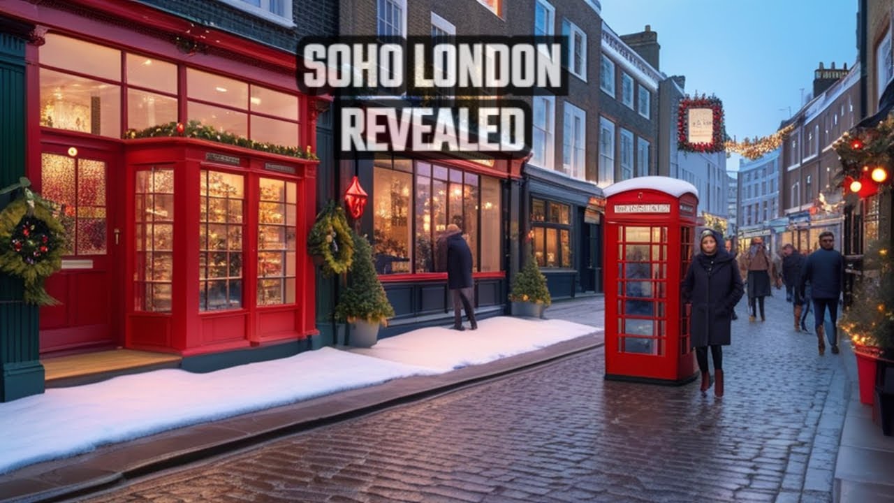 SOHO streets - 🇬🇧London in Winter 2024 - 4K HDR - YouTube