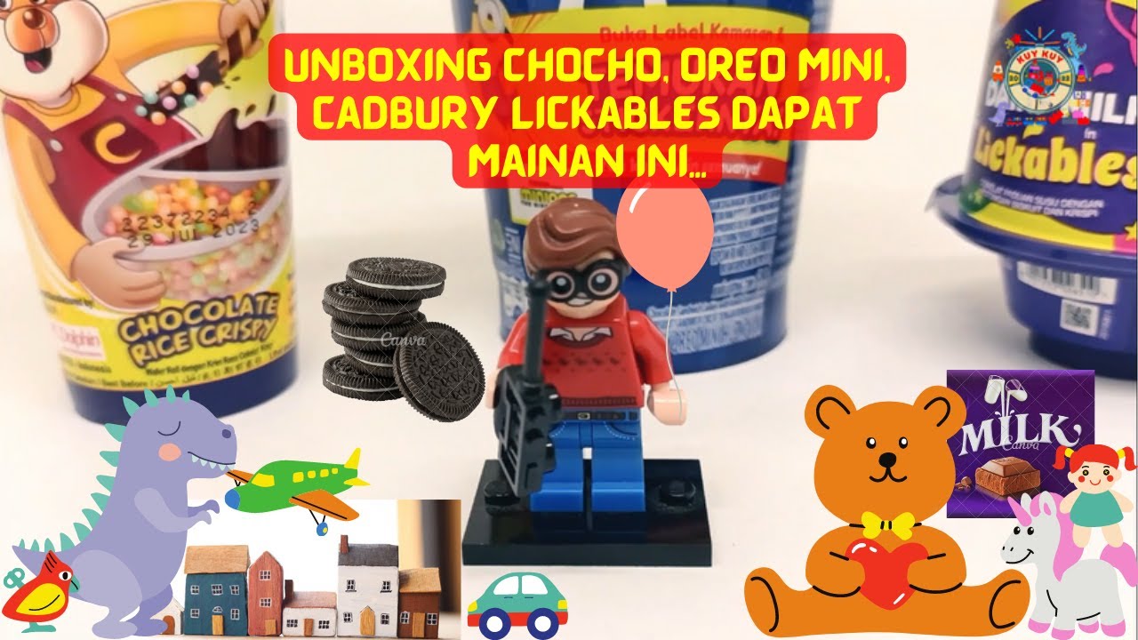 KuyKuy unboxing ChoCho x Oreo Mini x Dairy lickables Cadbury ...