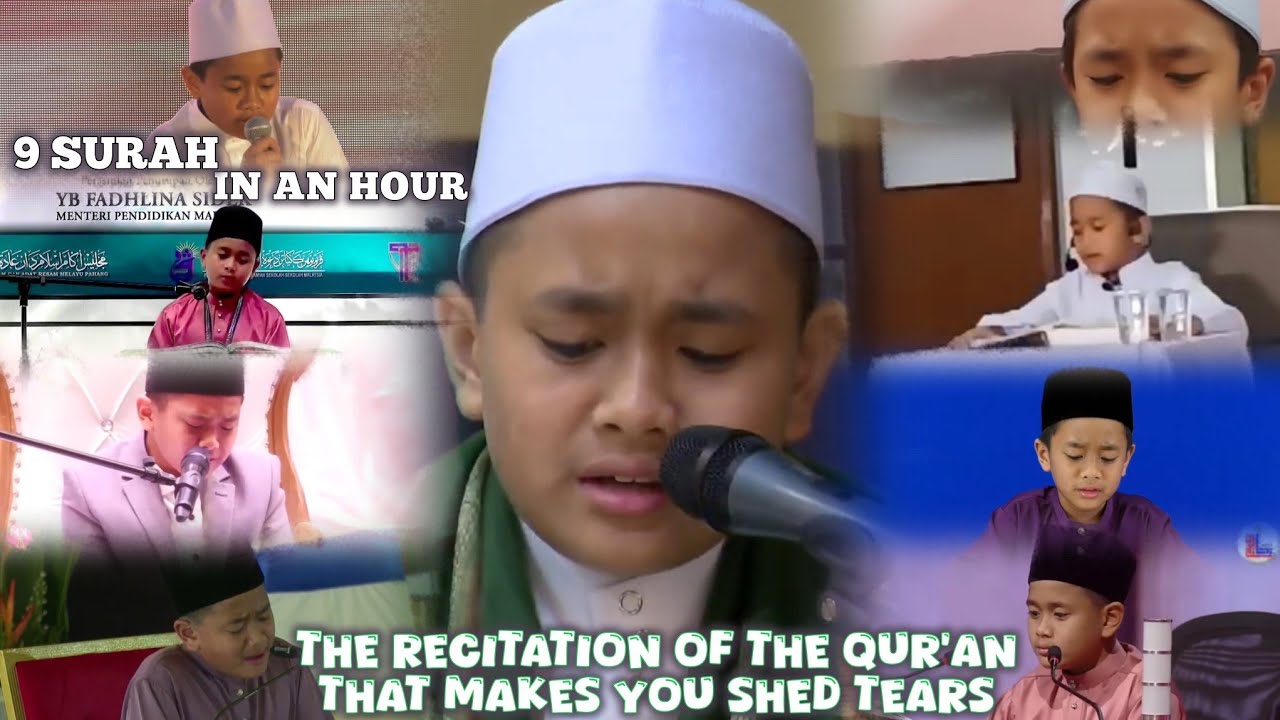 ONE HOUR OF BEAUTIFUL ALQURAN RECITATION FROM AHMAD AZFAR IN DIFFERENT ...