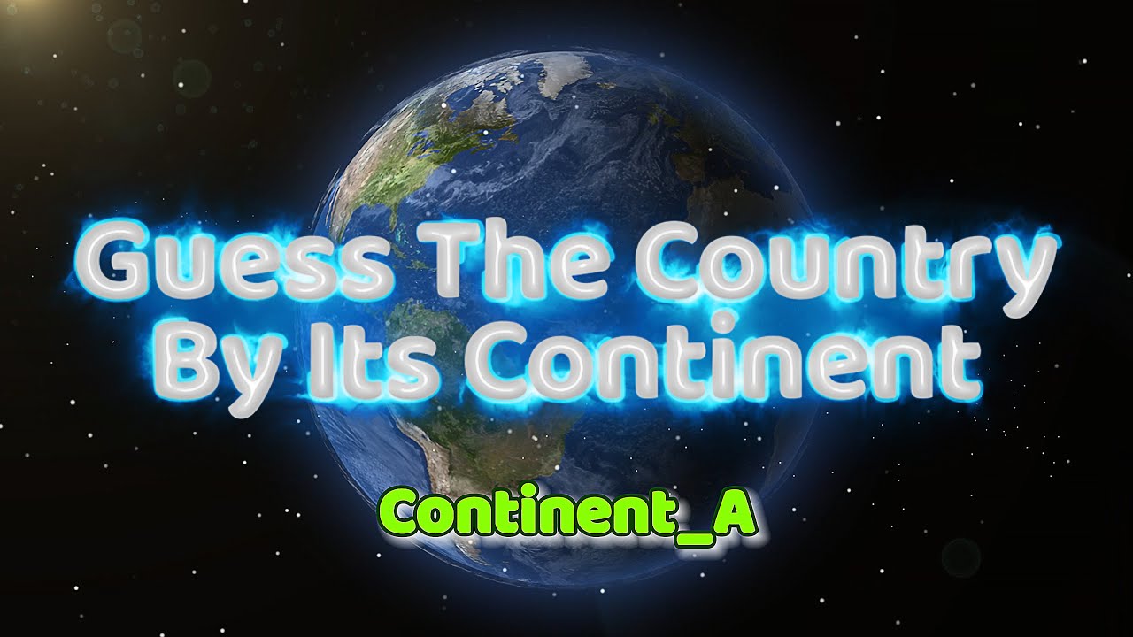 Guess The Country By Its Continent Quiz Challenge//Continent A//국기를 보고 ...