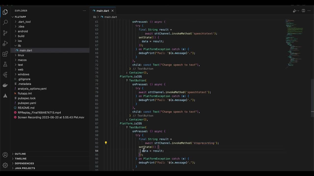 How to convert speech to text in flutter - YouTube