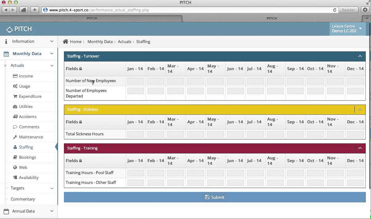 Pitch Platform v1 Leisure Operator Demo - YouTube