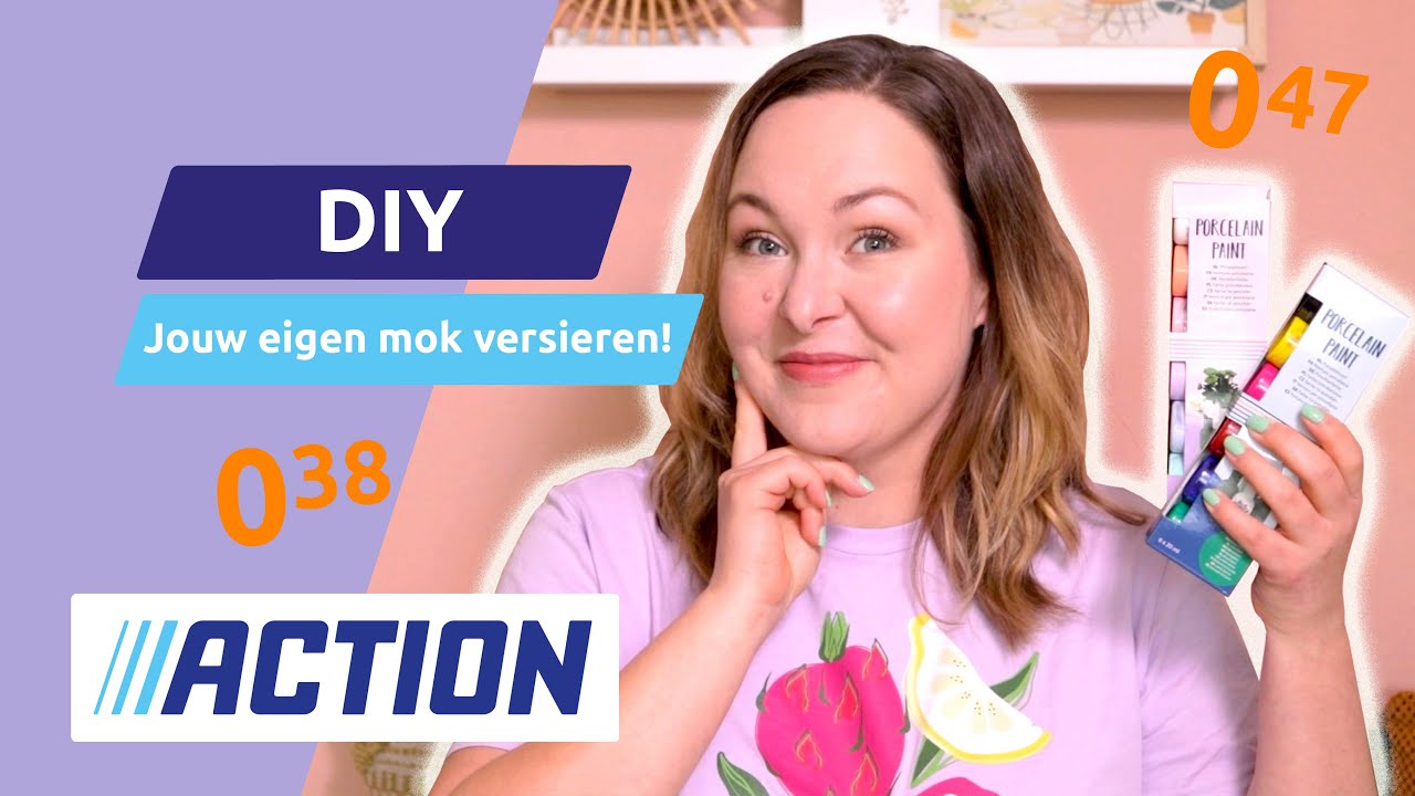 DIY: Versier jouw eigen mok met Action! ☕️🎨 | EliseDingen - YouTube