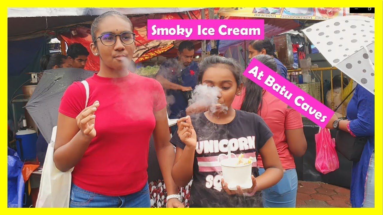 Smoky Ice Cream | Batu Caves - YouTube