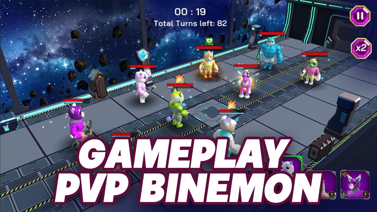 GAMEPLAY PVP Binemon Play To Earn Indonesia 2021 - YouTube