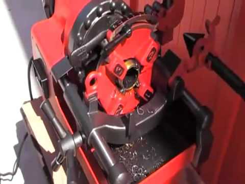 EGA MASTER - máquina roscadora Roscamatic - YouTube