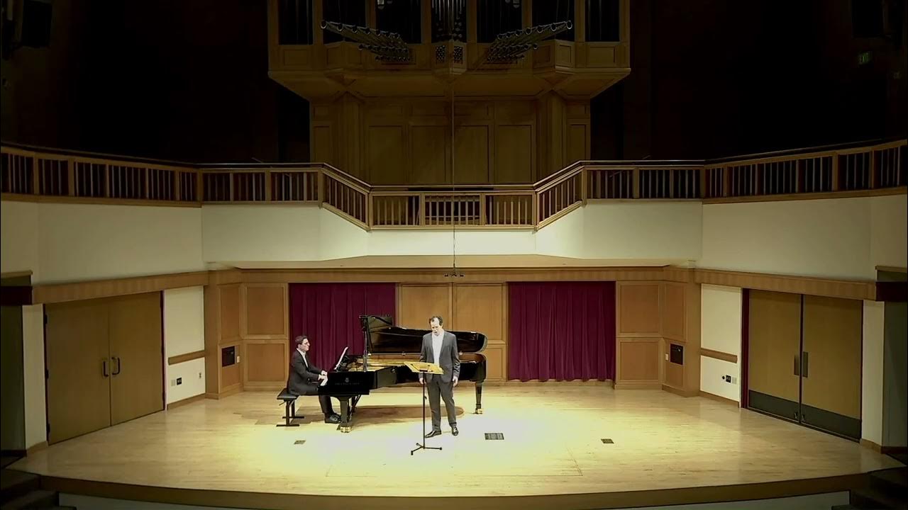 Faculty Artist Recital Series: Matthew Plenk, tenor & Noah Lindquist, piano - YouTube
