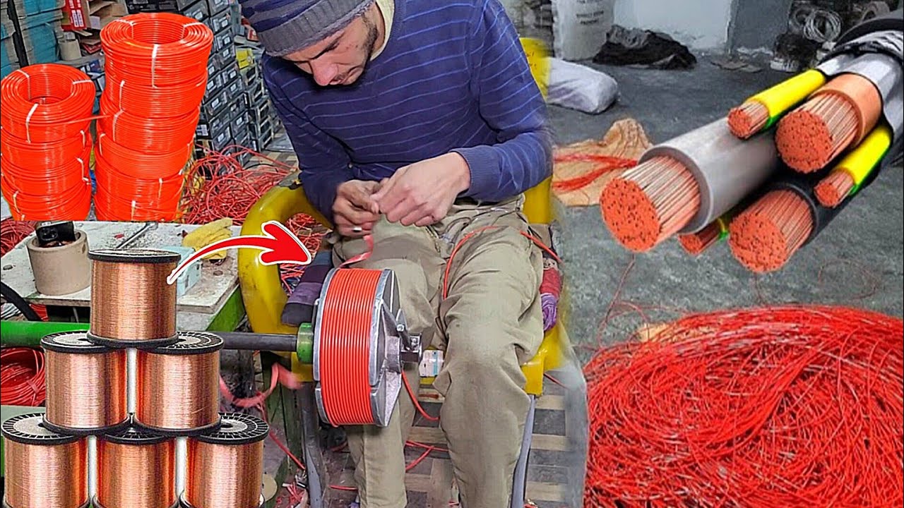 How To Electric Wires are Made in Factory with Amazing Process ...