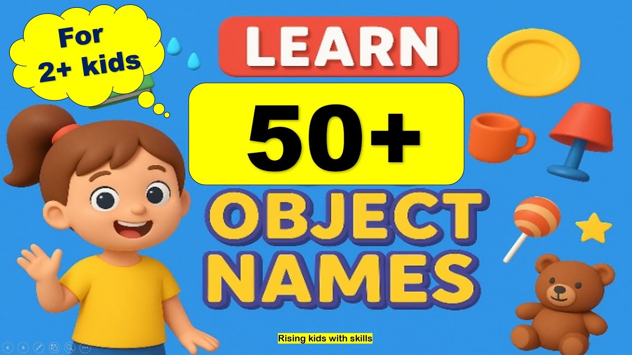 50+ Object Names for Kids | Everyday Vocabulary for Children | - YouTube