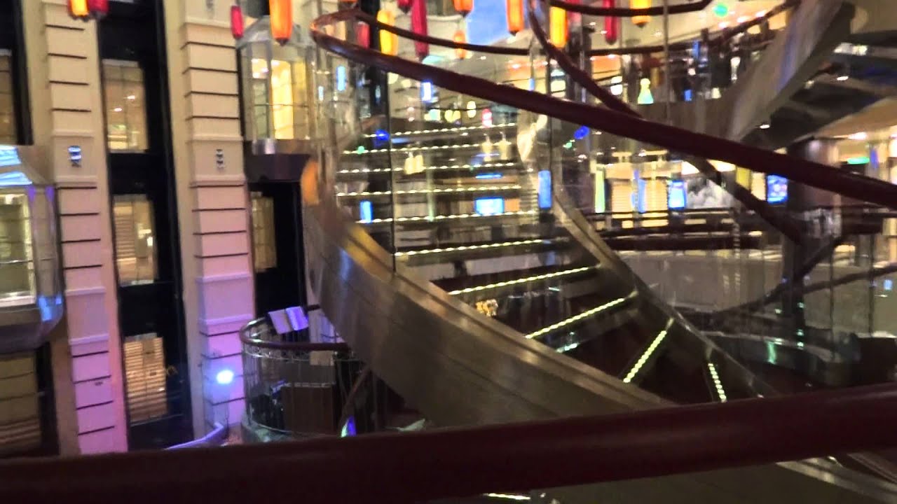 Carnival Breeze Atrium Tour - YouTube