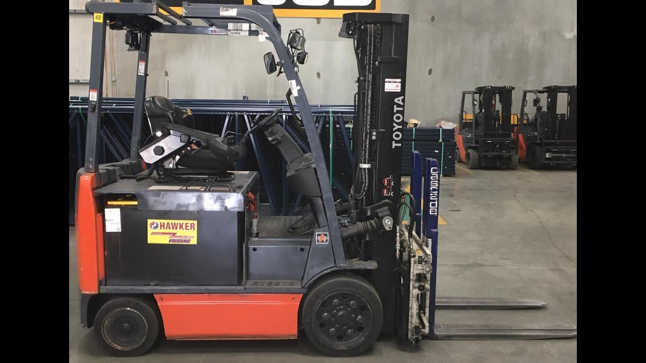 TOYOTA 8-series 8FBCU32 6,500lb Electric #1006 - Forklift for Sale ...