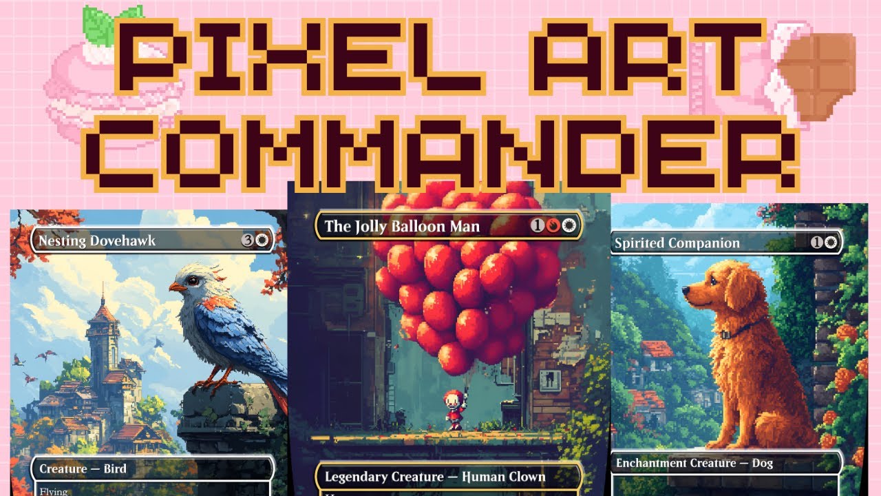 Jolly Balloon Man Commander Deck - Pixel Art - YouTube