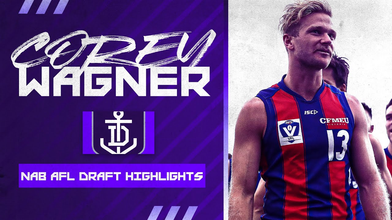 Corey Wagner | NAB AFL Draft highlights - YouTube