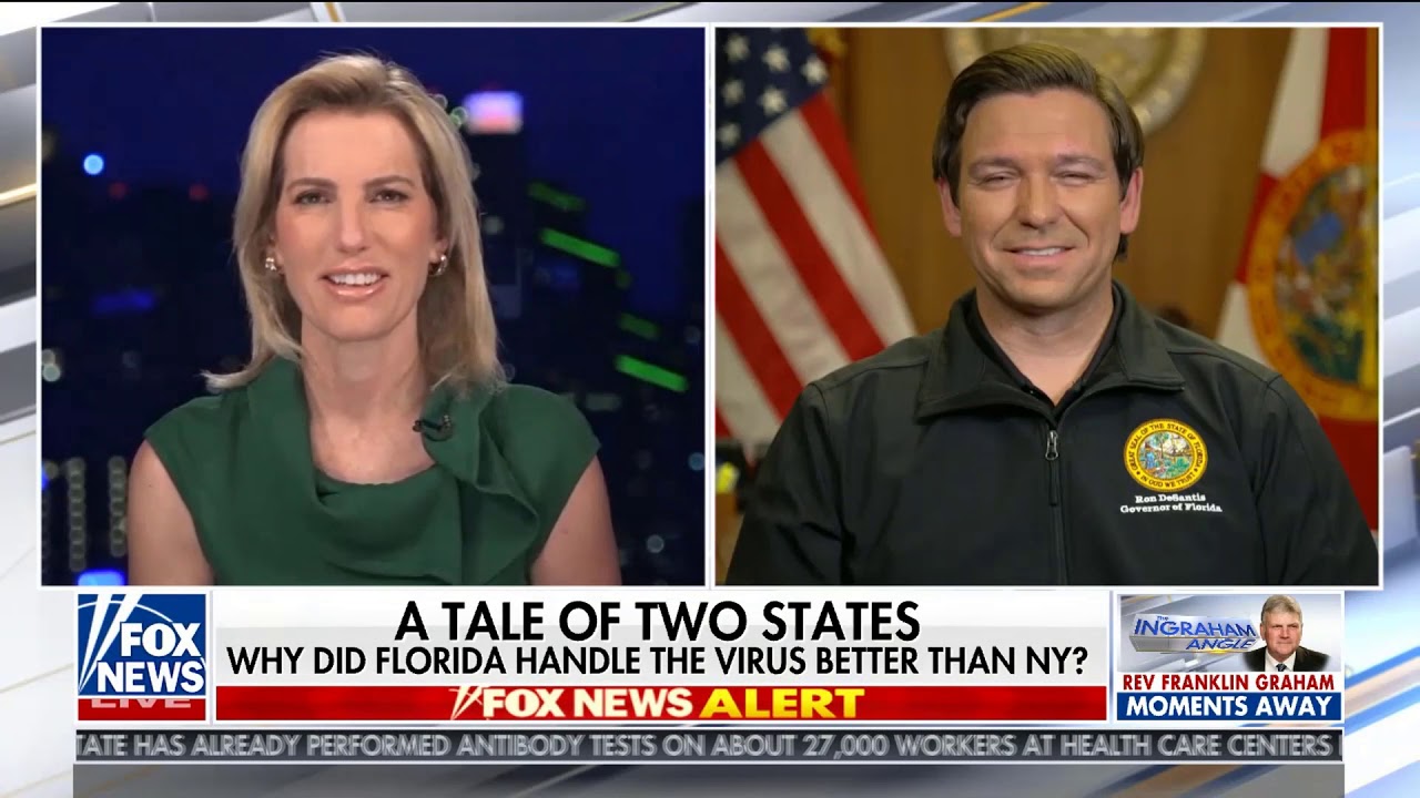Governor DeSantis Interview with Laura Ingraham - YouTube