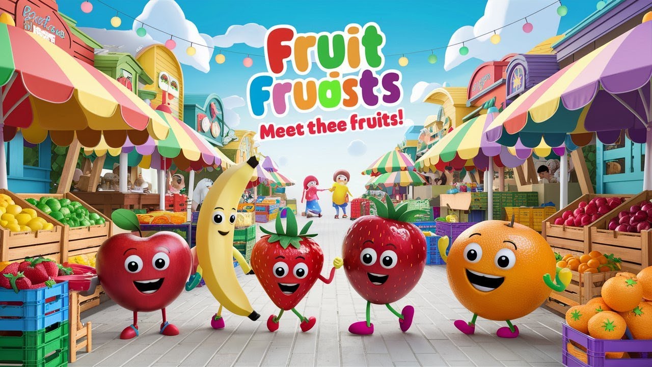 Fruit Friends: Meet the Fruits! | Fun & Educational Song for Kids ...