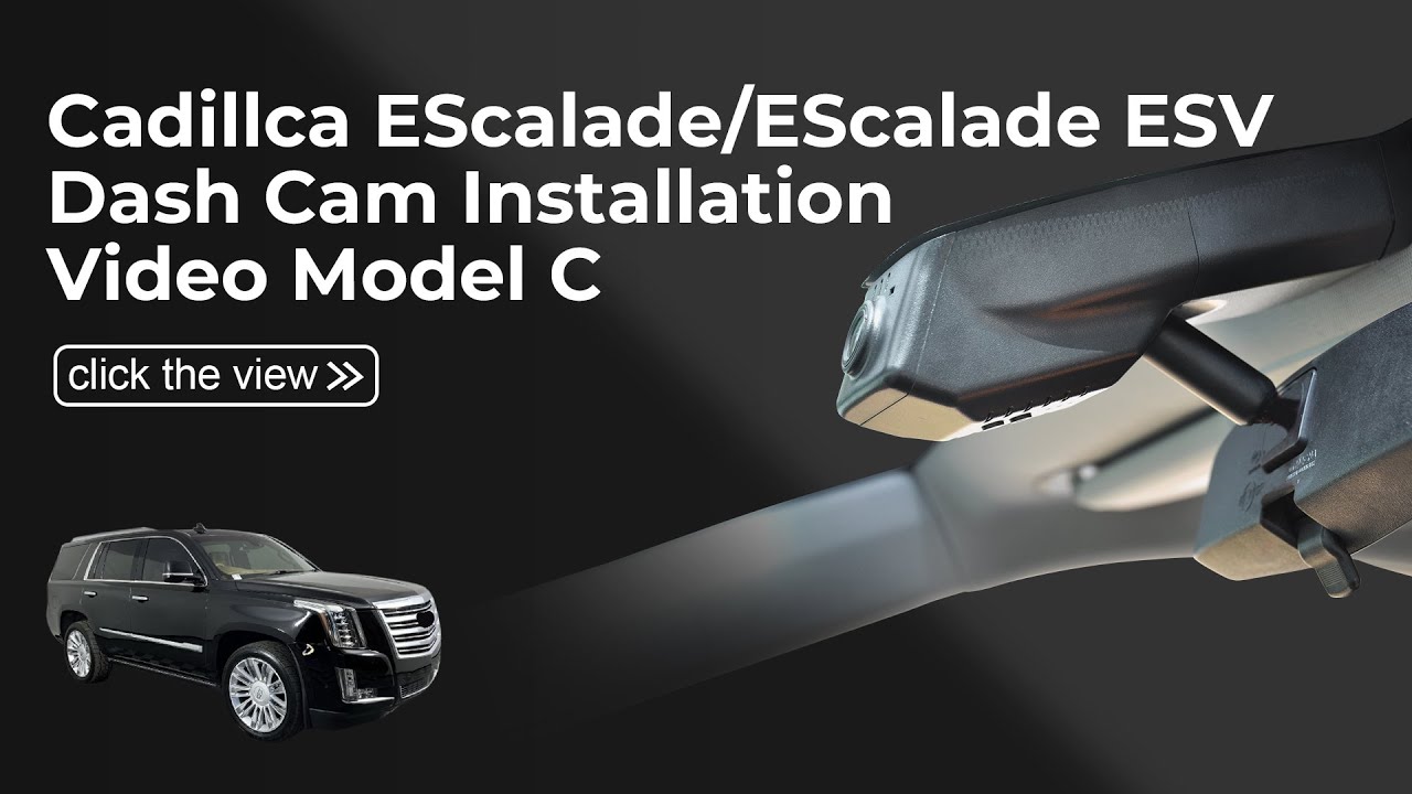 Cadillac EScalade/EScalade ESV Select 4th Gen 2015-2020 Dash Cam 019C-1 ...