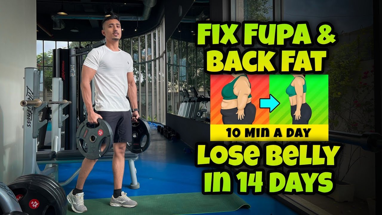 14 DAYS - 10 MIN WORKOUT To Lose BELLY FAT (FUPA) | Lose Belly Fat In ...