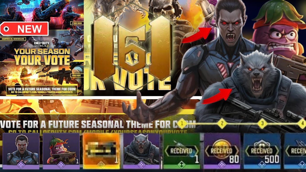 New Battle Pass Leaks | Vote for Vampire vs Werewolf BP or Cyber Siege ...
