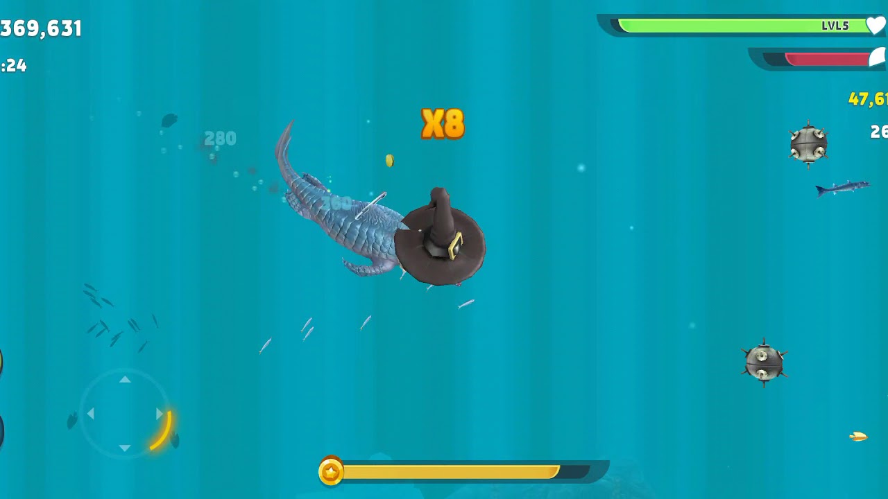 Hungry Shark Evolution: Mr. Snappy Gameplay - YouTube