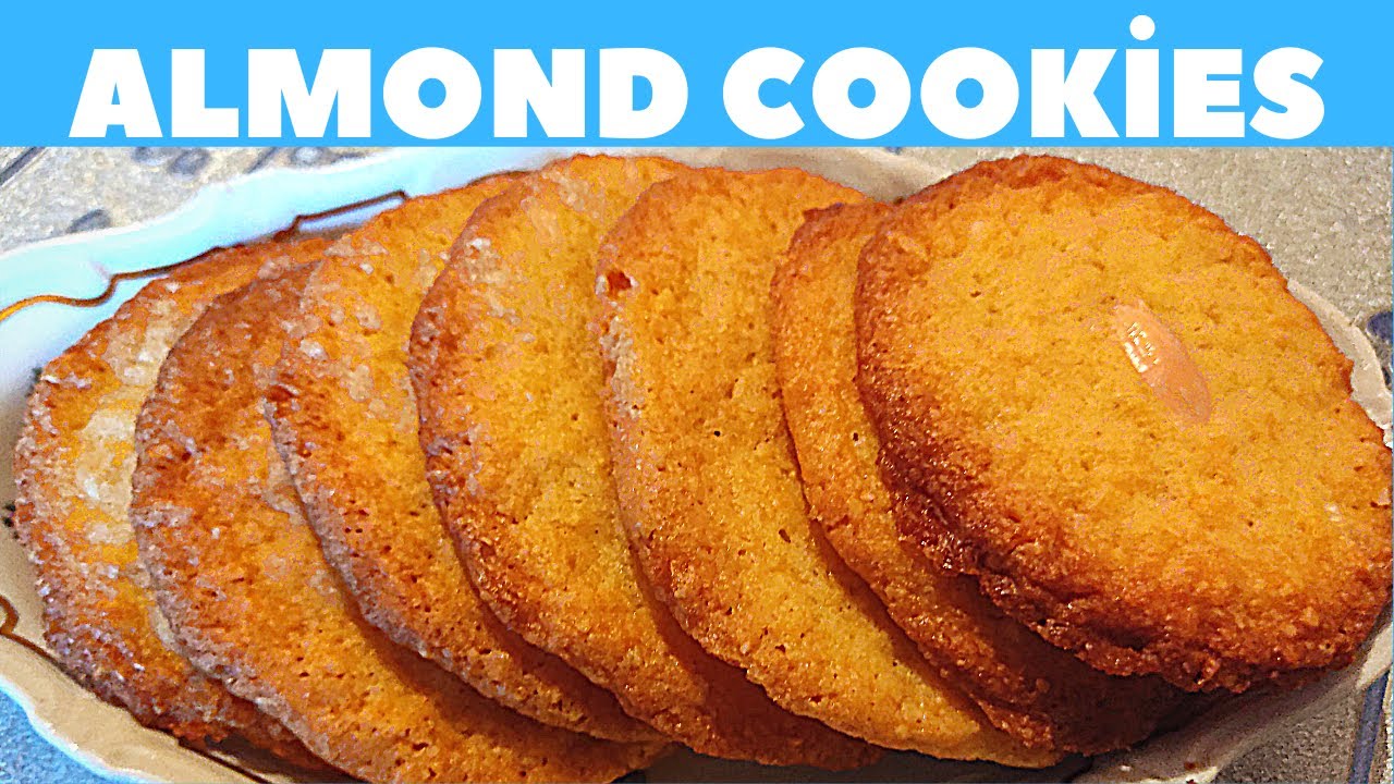 HOMEMADE ALMOND COOKİES-HOW TO MAKE ALMOND COOKİES USİNG ALMOND PASTE ...