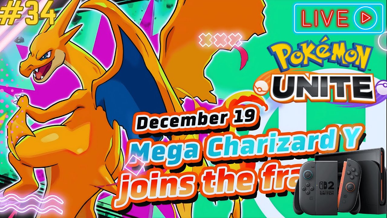 🟡 Intermezzo #35 | Pokemon Unite | Mega Charizard Y Nih Boss ...