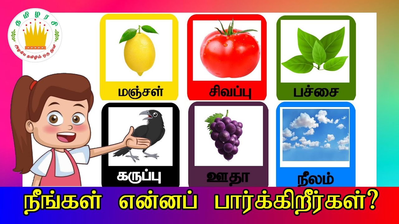 *NEW*Nirangal-Vannangal Arivom|Colours Name |Kids Song |What Do You See ...