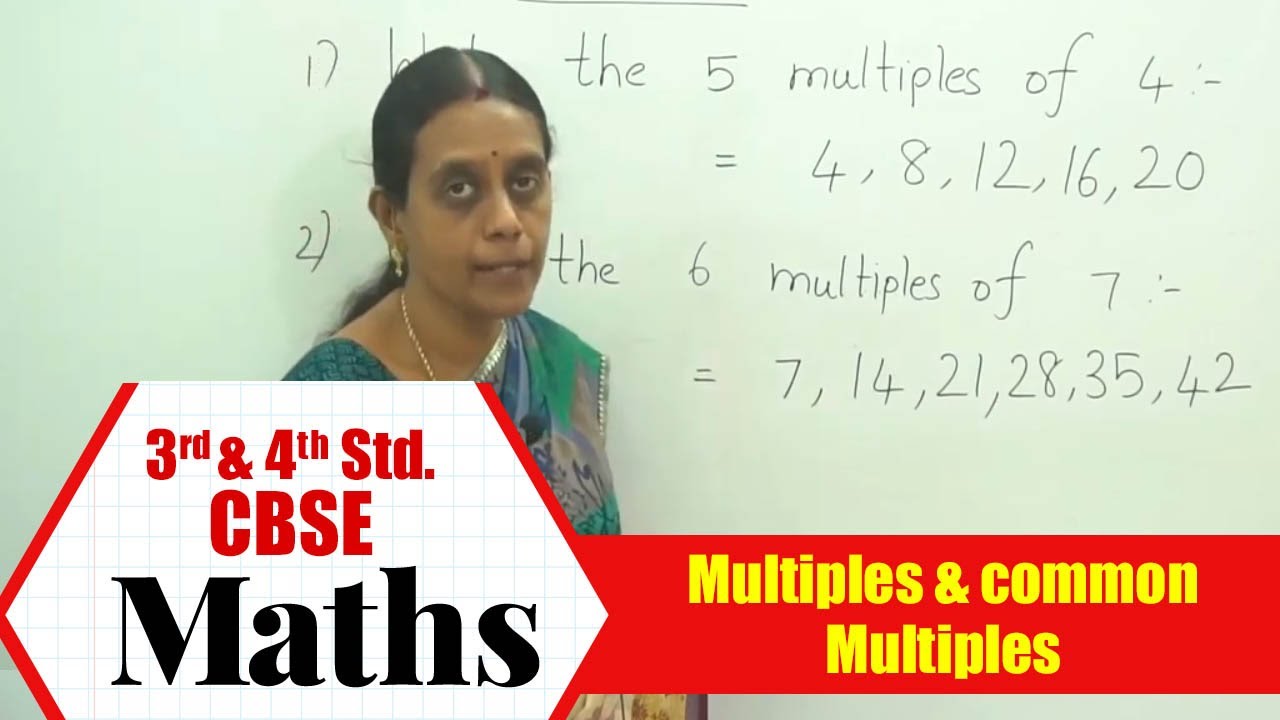 3rd 4th STD Maths Multiples Common Multiples CBSE Syllabus 3rd-4th-std-maths-multiples-common-multiples-cbse-syllabus