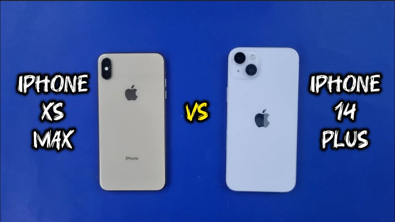 IPHONE XS MAX VS IPHONE 14 PLUS - SPEED TEST ⚡️ - YouTube