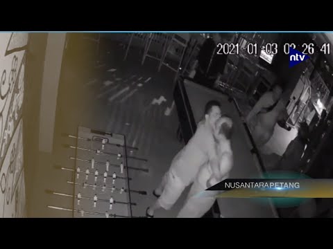 Penganiayaan Dua Karyawan Hotel Terekam   Kamera CCTV