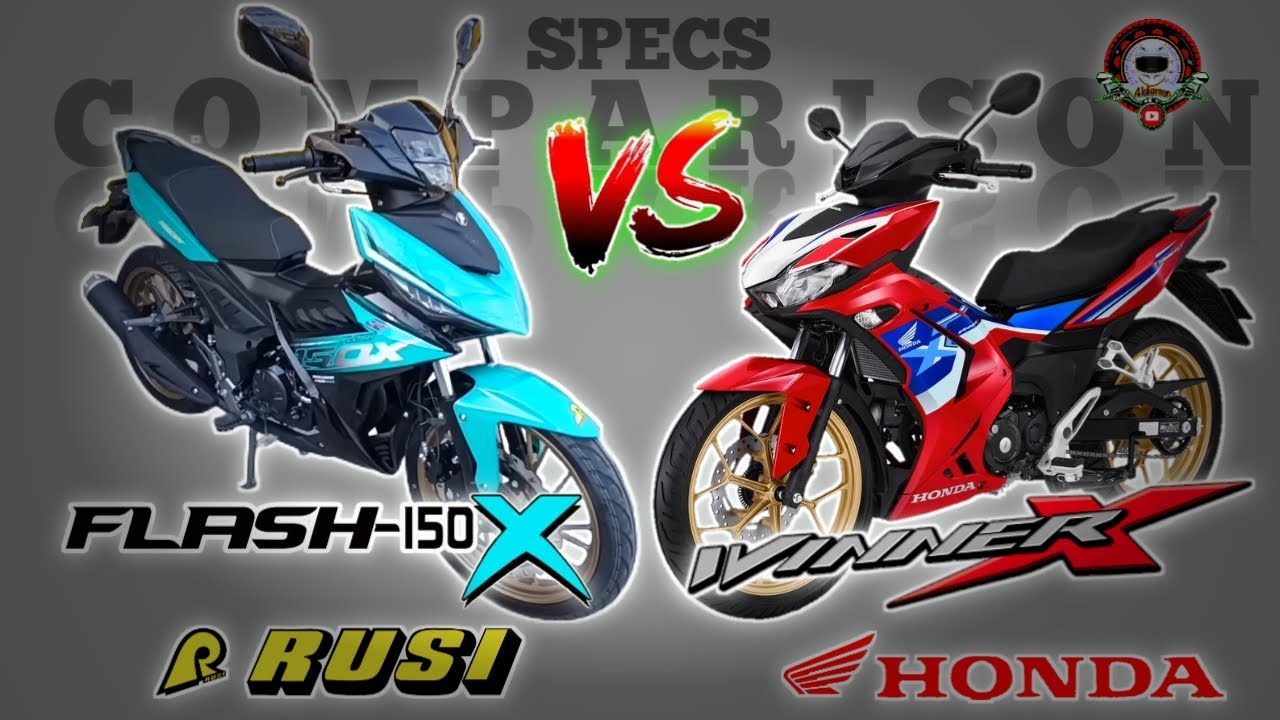 RUSI FLASH 150X vs HONDA WINNER X 150 SPECS COMPARISON - YouTube