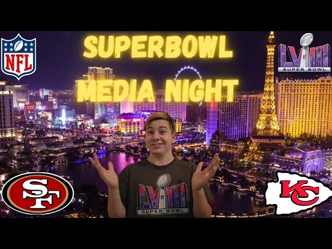 NFL Superbowl Opening Night! Media Day Vlog! - YouTube