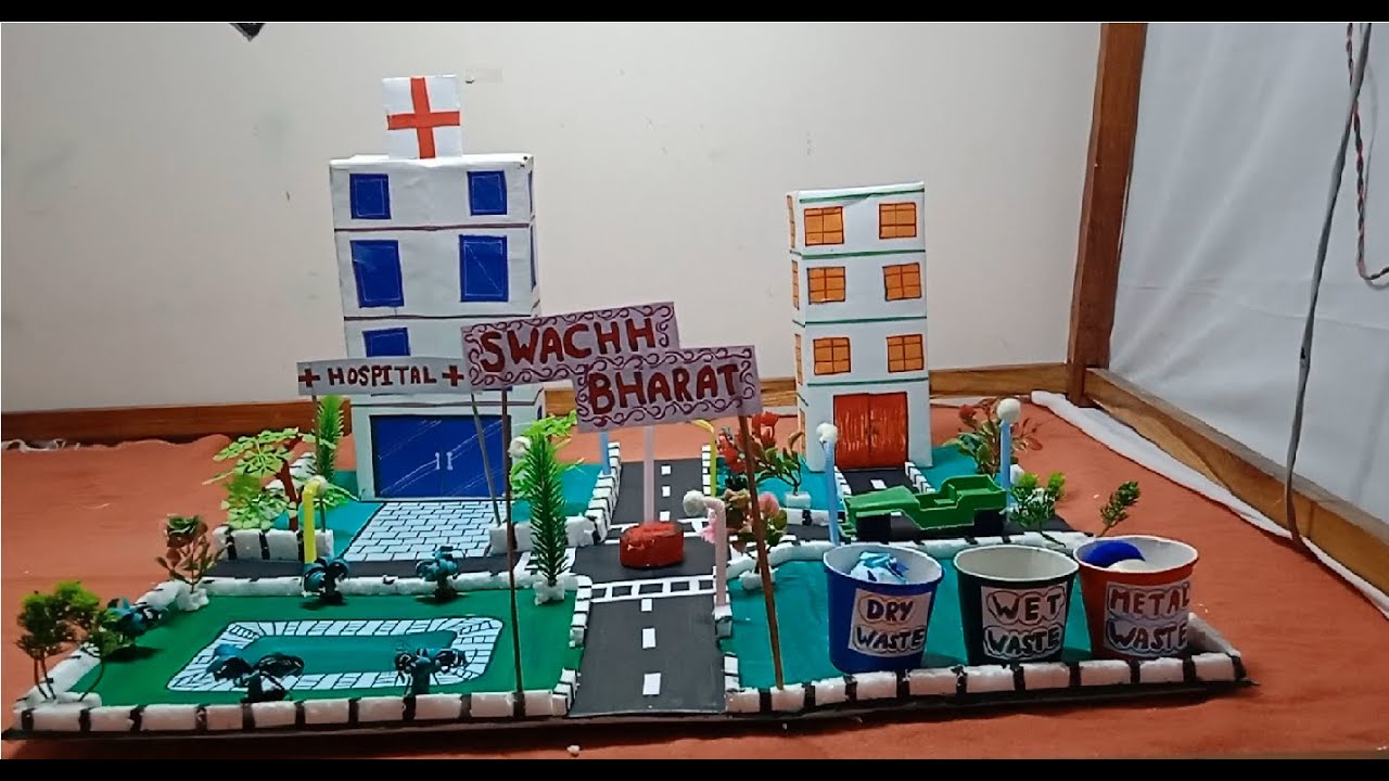 Swachh Bharat mission clean and healthy environment school project ...