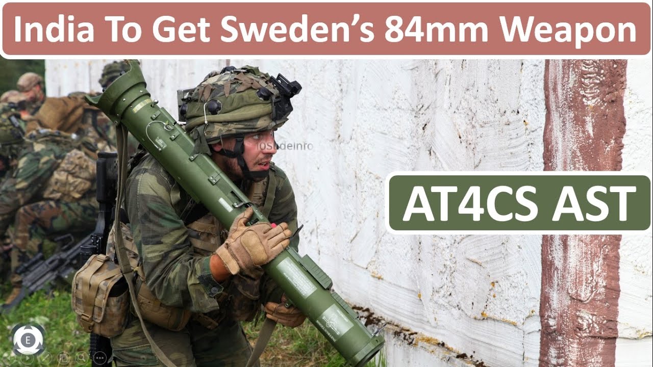 Swedish SAAB AT4CS AST Weapon For Indian Army & Indian Air Force - YouTube