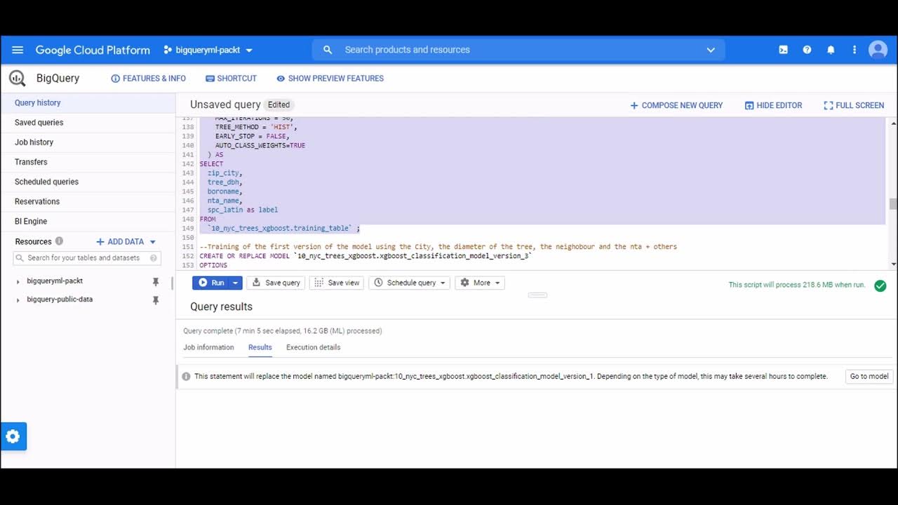 Machine Learning with BigQuery ML | 10. Predicting Boolean Values Using XGBoost - YouTube