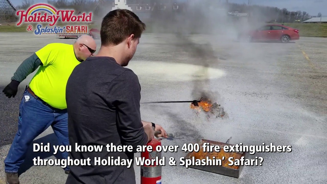 Fire Safety Training | Holiday World & Splashin' Safari - YouTube