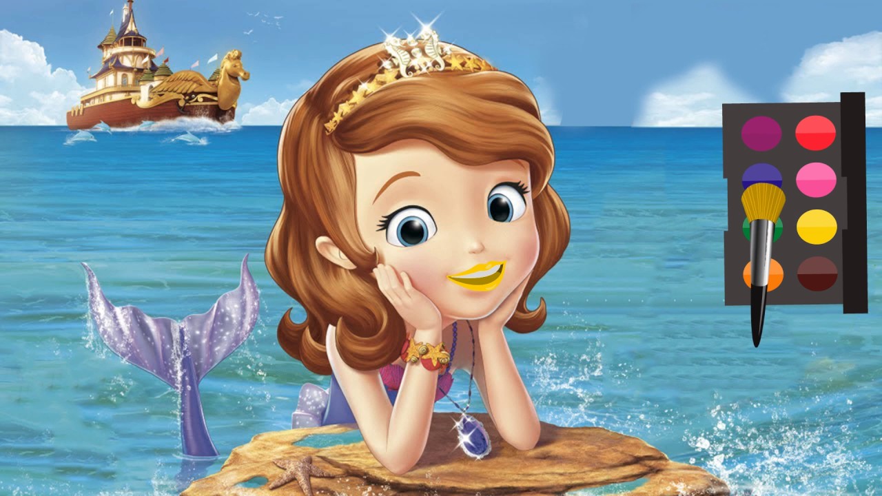 Sofia The First Colors For Kids To Learn with Color Sofia The first ...