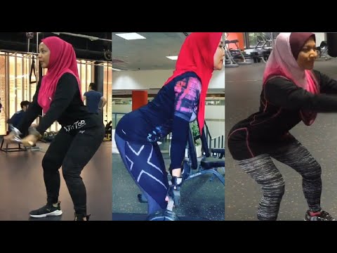 TANTE JILBAB GYM (FULL VIDEO) (HIJABI GIRL/AUNTY GYM)