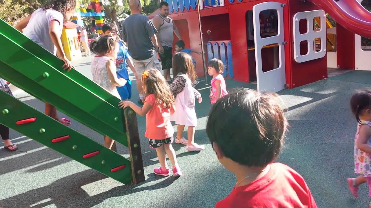 Emma at Legoland Duplo play area - YouTube