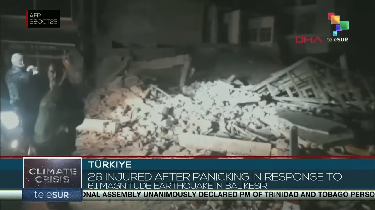 Türkiye: 26 injured after panicking in response to 6.1 magnitude ...