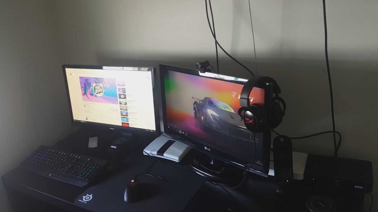 MY 2018 GAMING/STREAMING SETUP ! twitch.tv/JustARandomGuy - YouTube