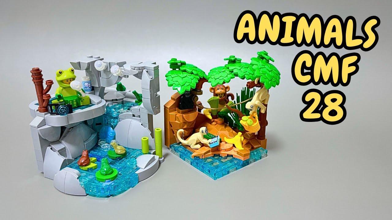 Storytelling with LEGO Animal Costumes CMF - YouTube