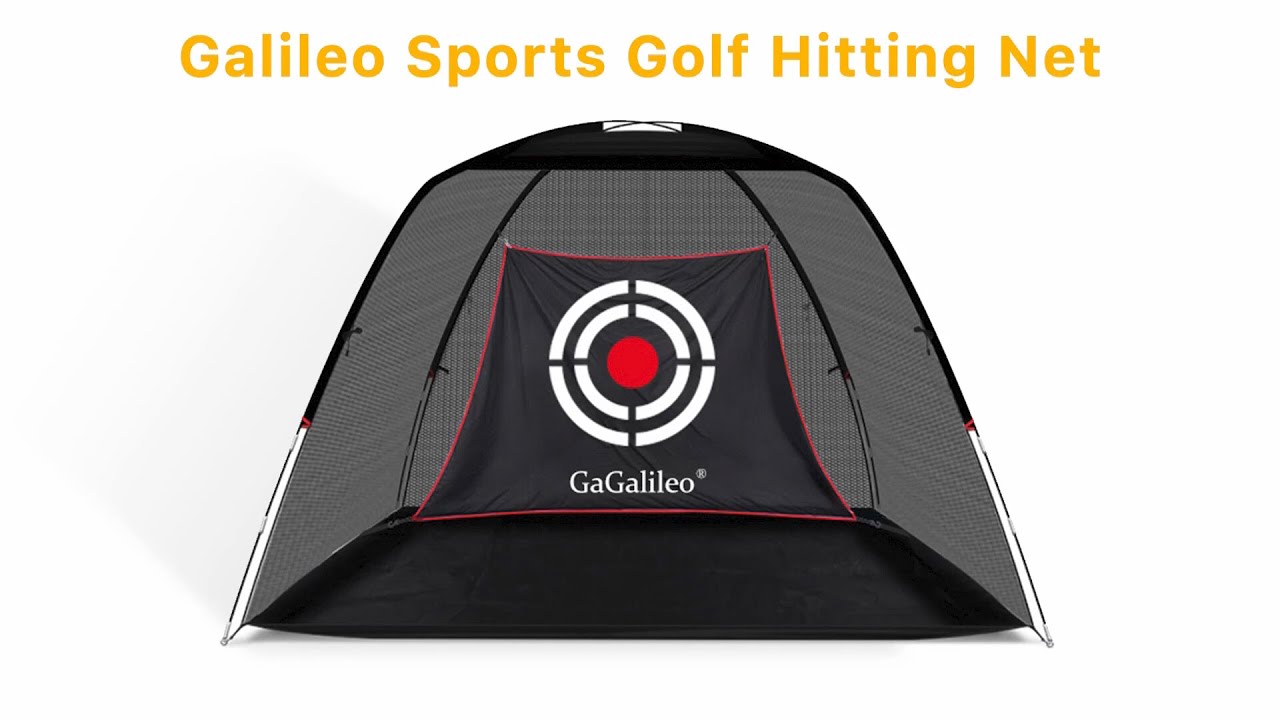 Red De Golf De Practica Galileo / Galileo Practice Golf Net - YouTube